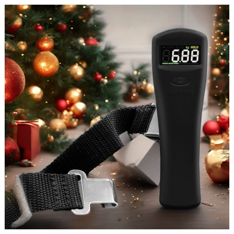 Lifetrons Digital Color Display Luggage Scale FG-6019-BK-I